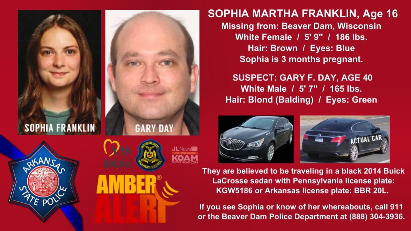 Amber Alert: Wisconsin, Arkansas and now Missouri for pregnant teen ...