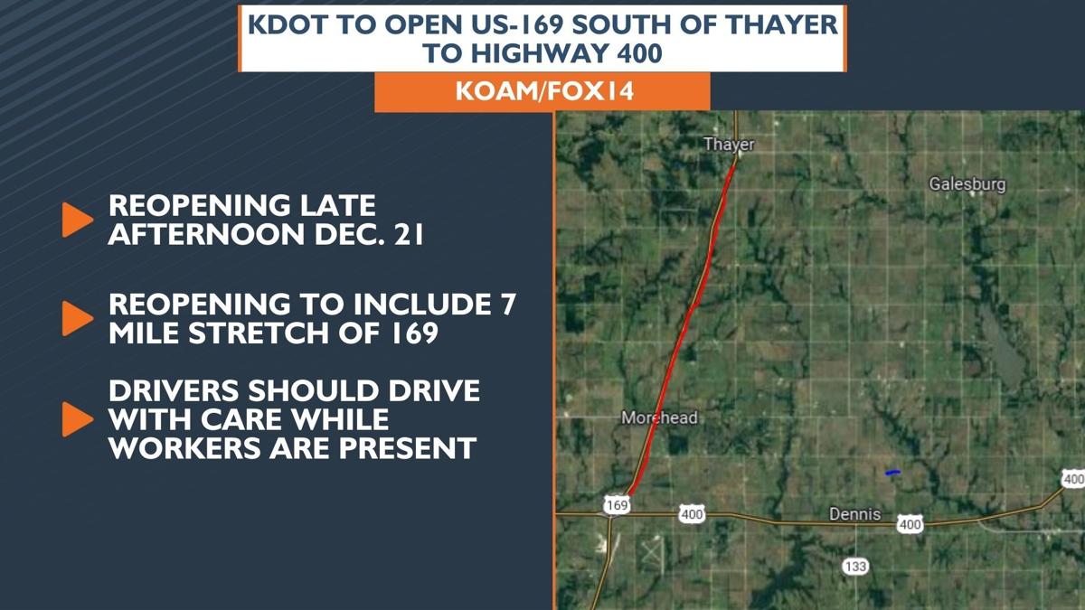 U.S. 169 to open South of Thayer | Kansas News | koamnewsnow.com