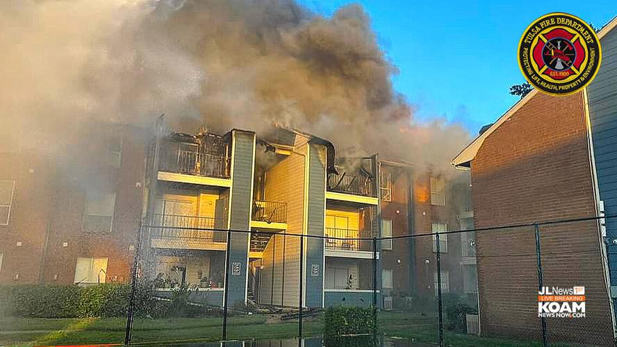 3-alarm fire at Windsail Apartment complex in Tulsa | Joplin News First ...