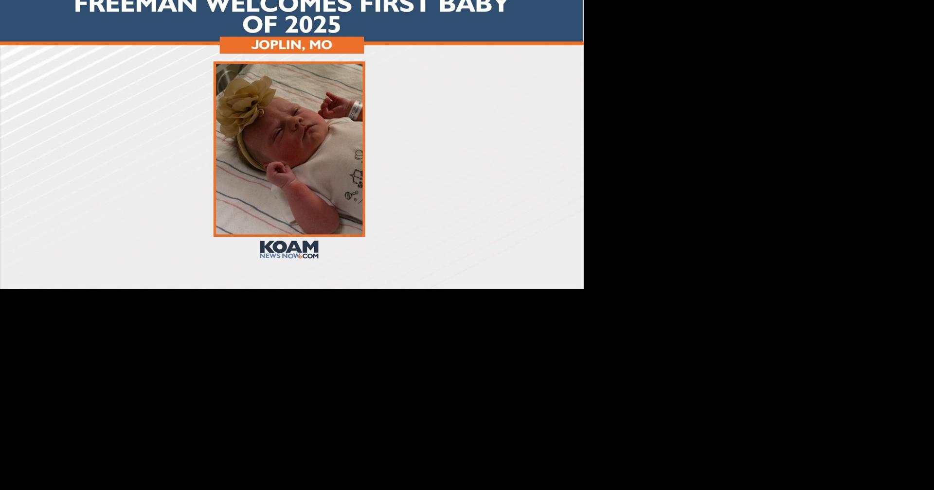 Freeman welcomes first baby of 2025; Aurora Cooper | Local News ...