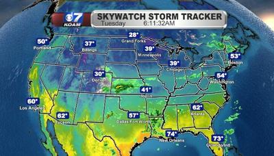 Isolated Thunderstorms and Heavy Rains from the Southern Plains to the ...