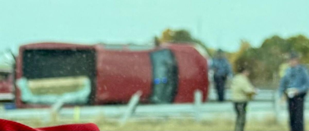 Cross-median crash, pickup overturns I-44 at Fidelity | Joplin News ...