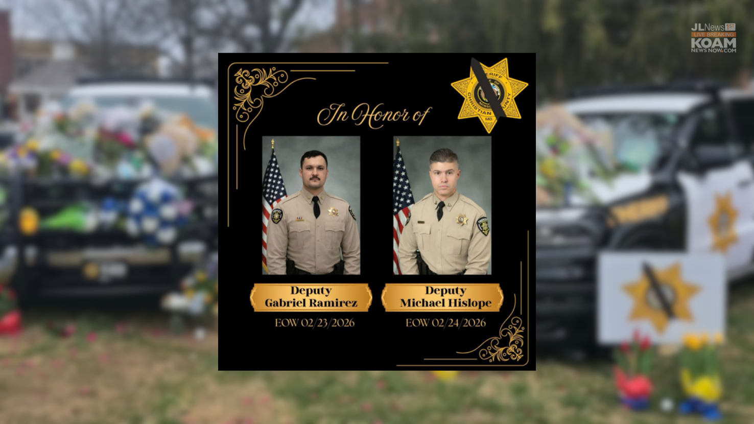Service details for Fallen Christian County Deputies: Gabriel Ramirez ...