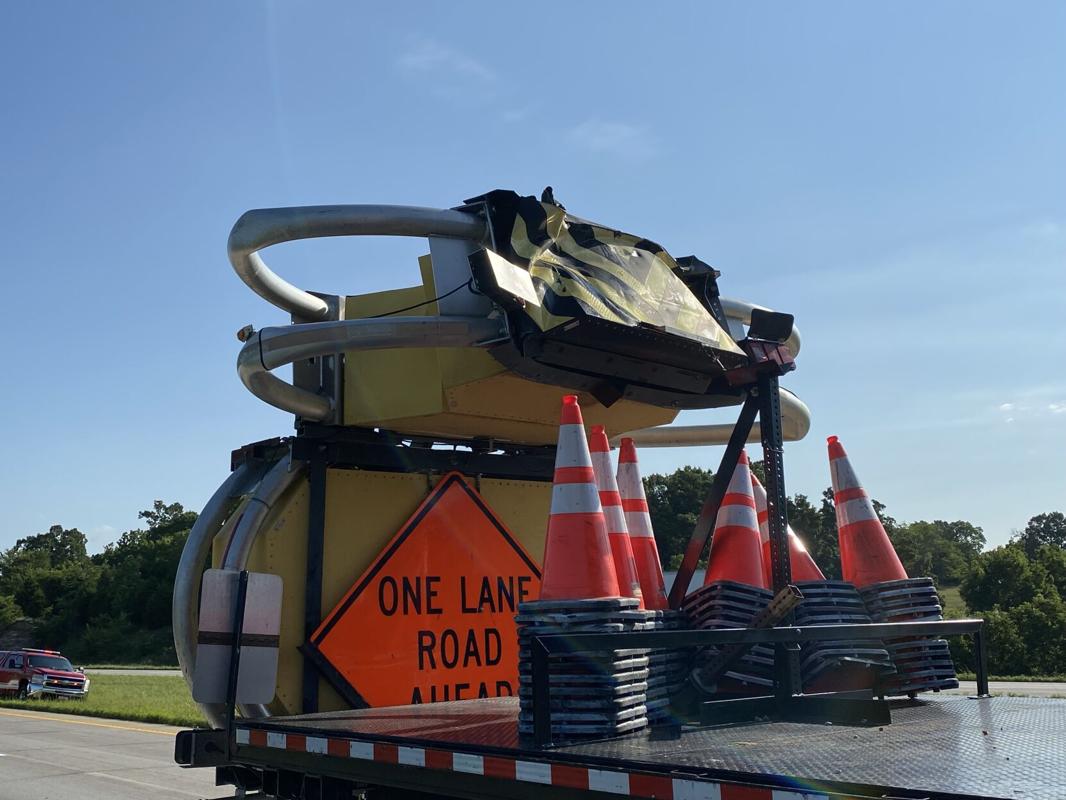 Car crashes into MoDOT Road Striping Convoy vehicle in Newton County ... Car crashes into MoDOT Road Striping Convoy vehicle in Newton County ...