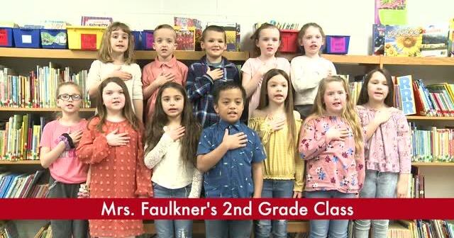 Mrs. Faulkner’s 2nd Grade (3/18) | Pledge of Allegiance | koamnewsnow.com