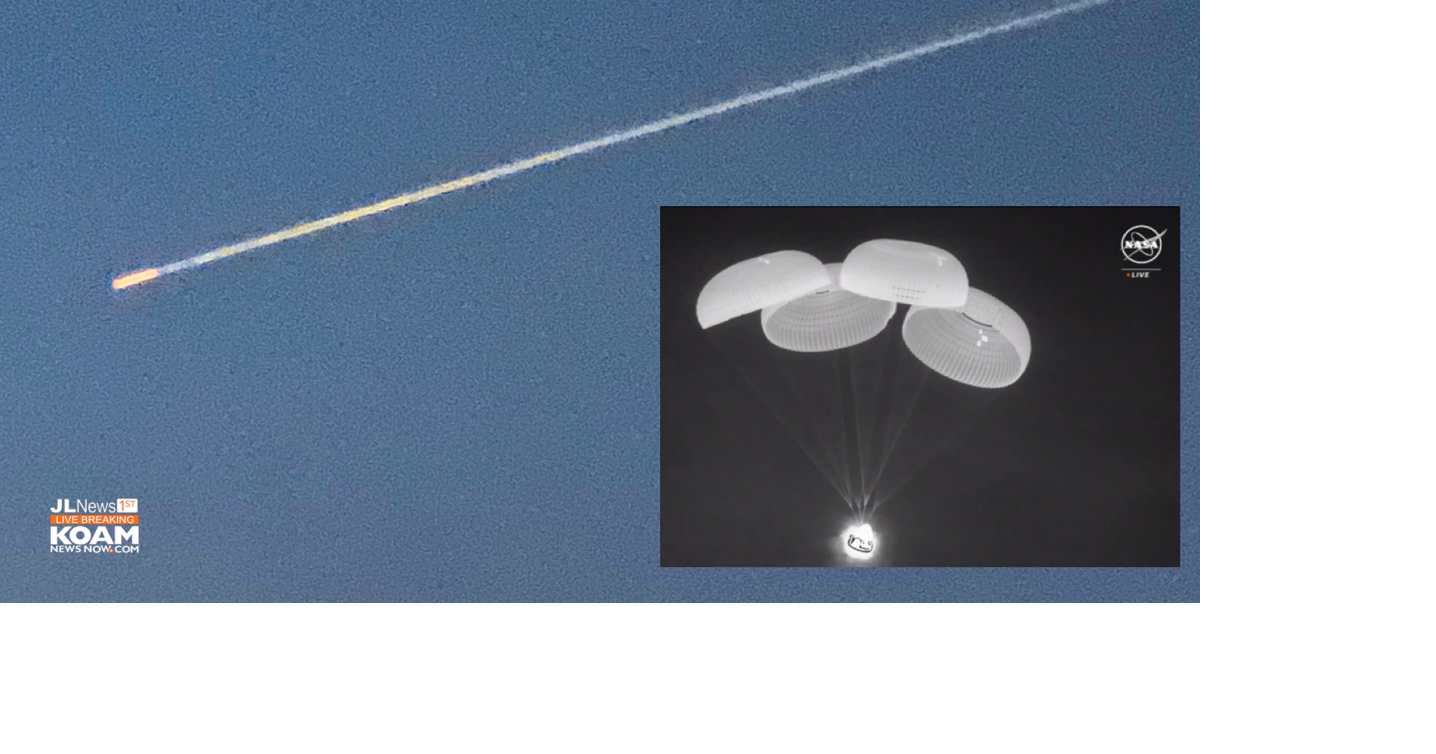NASA/SpaceX Dragon Endurance returns to earth, many across Joplin ...