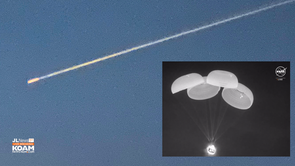 NASA/SpaceX Dragon Endurance returns to earth, many across Joplin ...