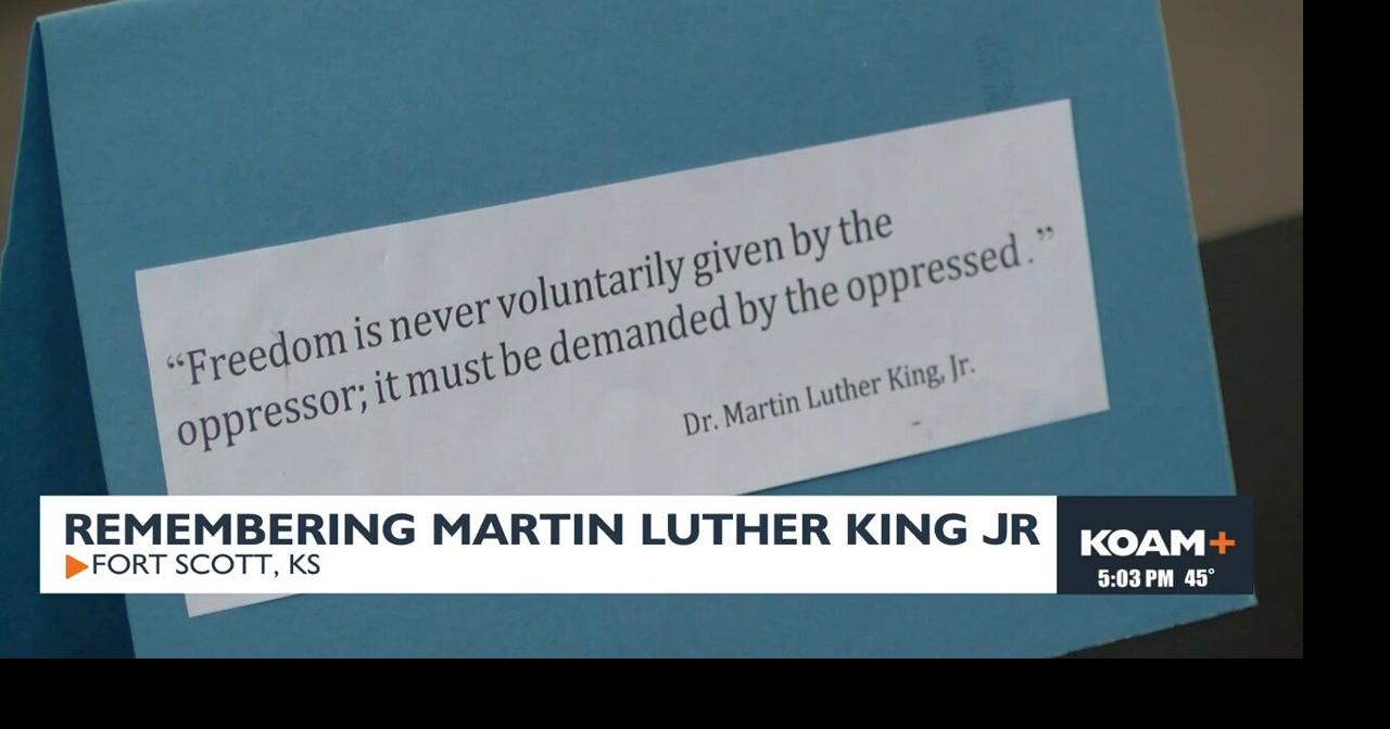 Fort Scott celebrates Dr. Martin Luther King, Jr. | Video | koamnewsnow.com