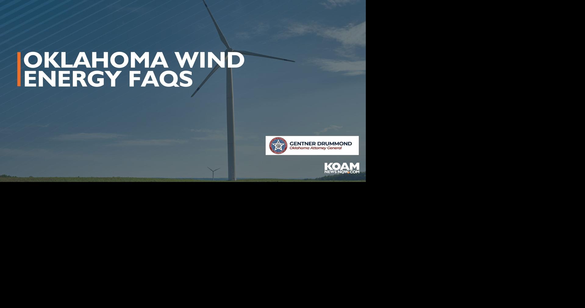 Oklahoma AG launches wind farm regulations FAQs section | Oklahoma News ...