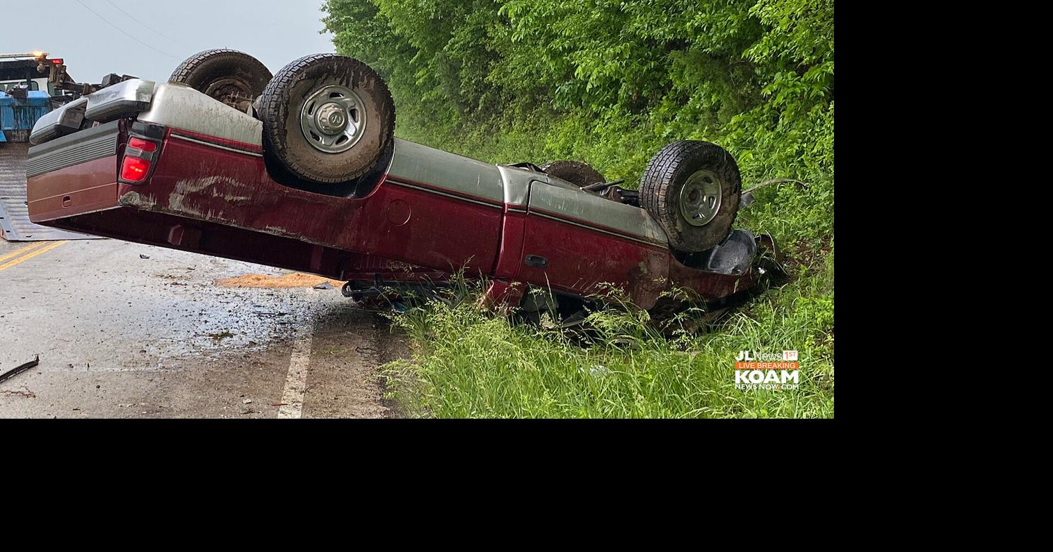 Pickup flips in crash near Jasper just as storms ramp up | Joplin News ...