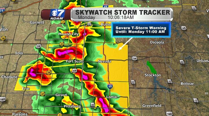 Severe Thunderstorm Warning for Vernon Co. | Weather | koamnewsnow.com