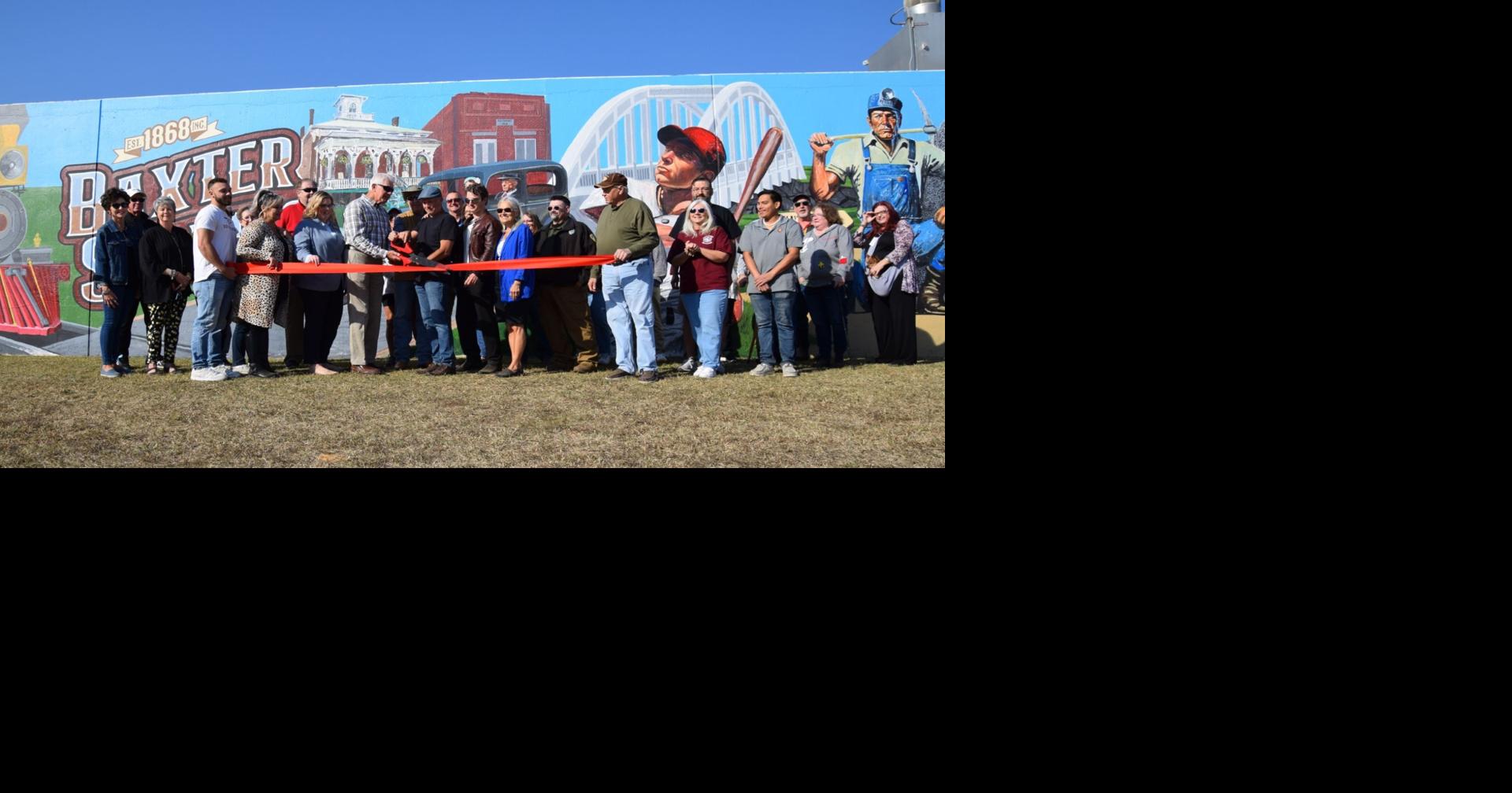 City of Baxter Springs unveils new historic mural, ribbon cutting ...