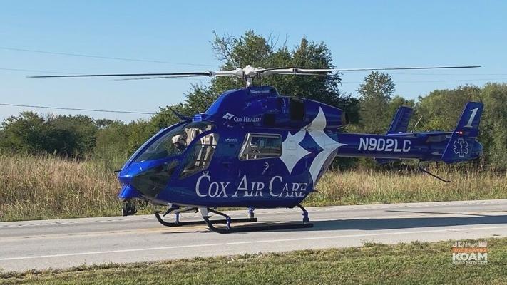 Pickup rear ends semi at highway speed near Carthage; Heli lands on Hwy ...