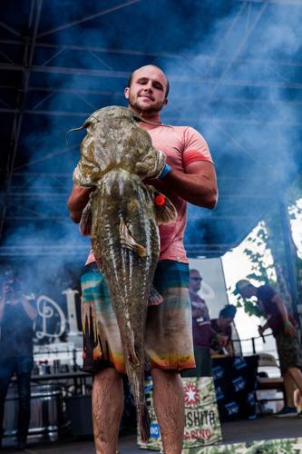 Okie Noodling Tournament, some catfish weigh in at more than 70-pounds ...