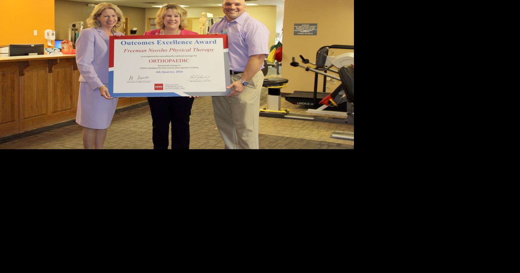 Freeman Neosho Rehabilitation Services Receives FOTO® Award | News ...