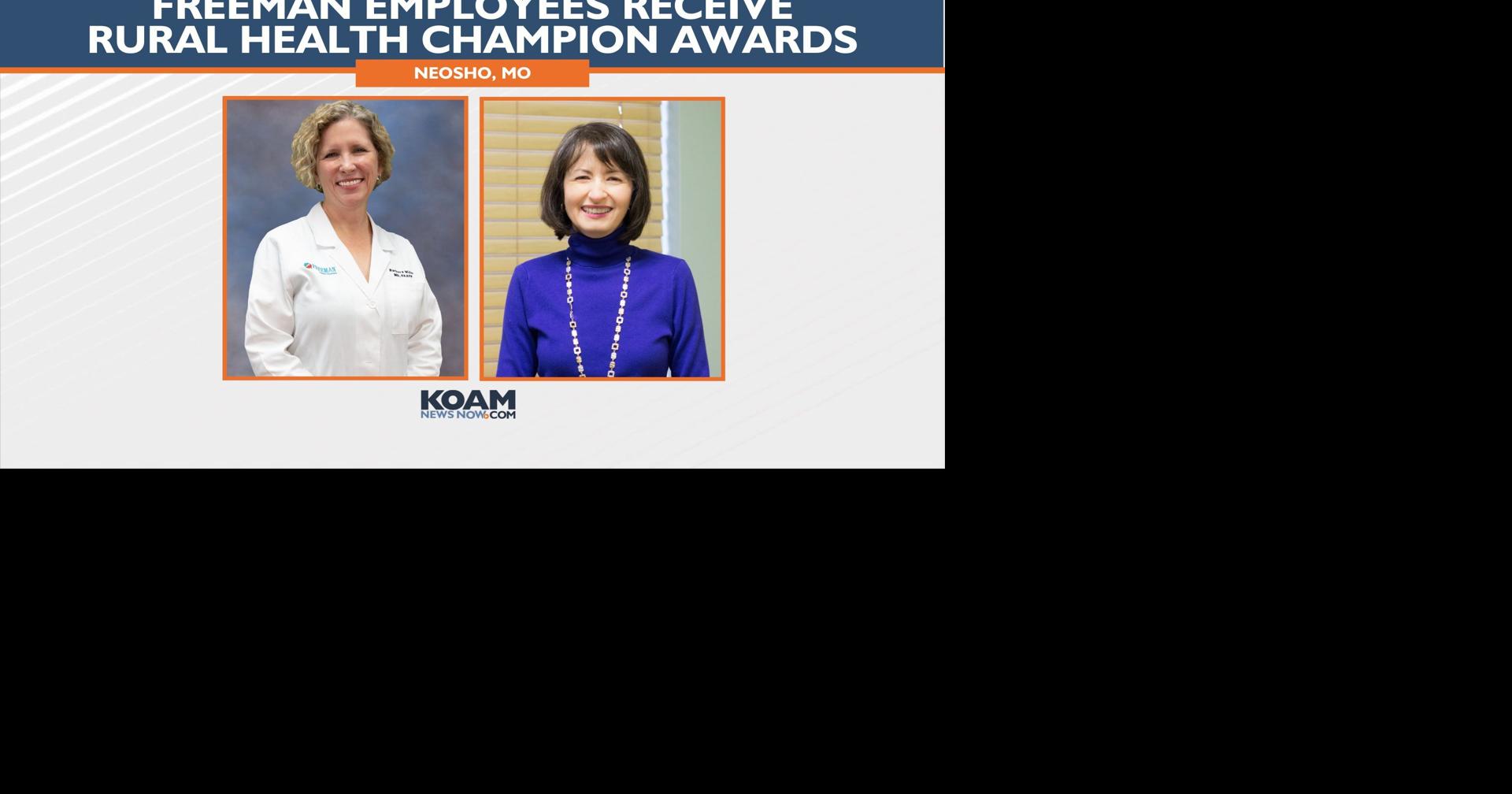 Freeman employees honored for boosting local rural healthcare efforts ...