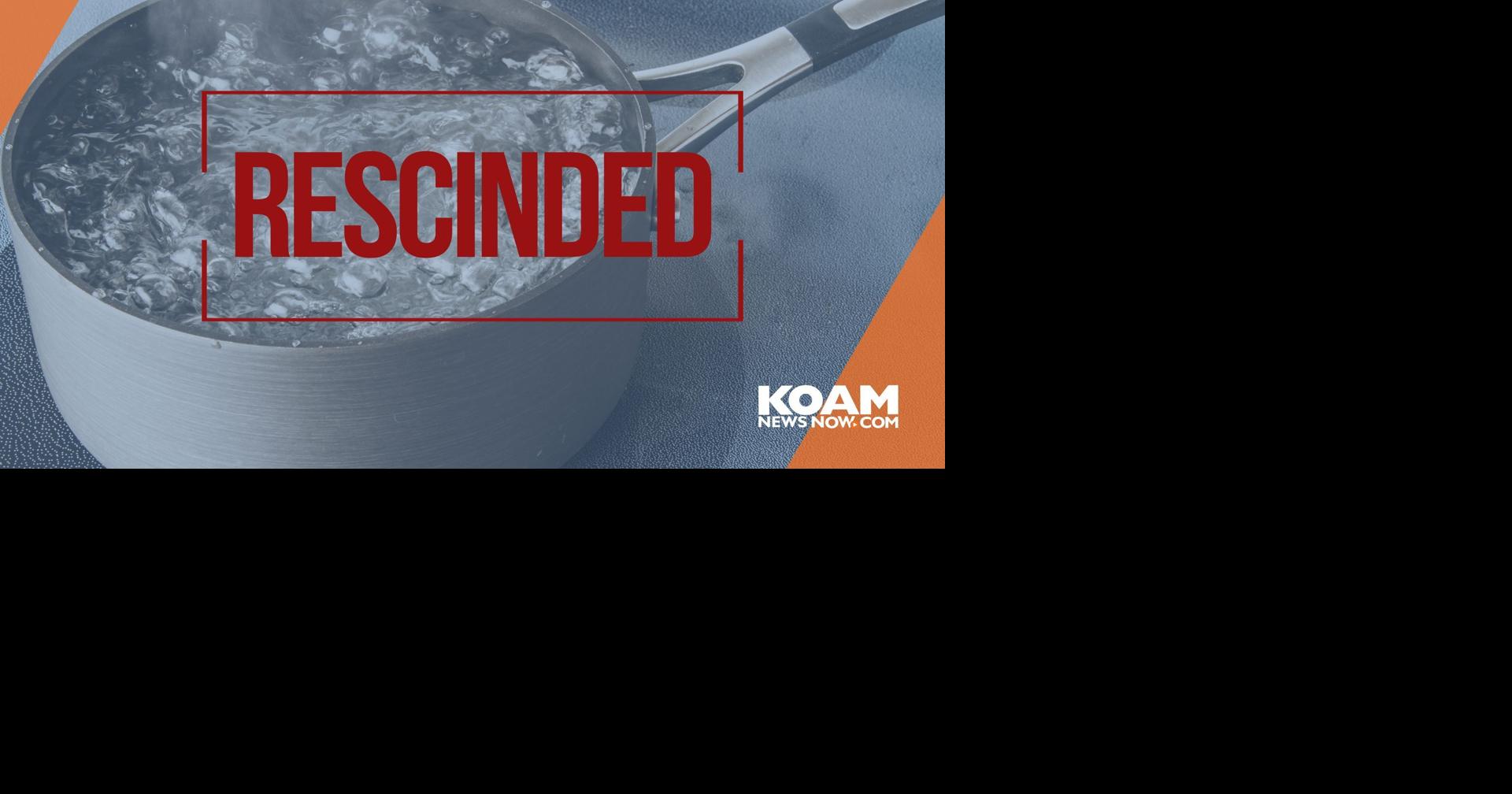 KDHE ends boil water advisory in Cherokee Co. after system repair | Family | koamnewsnow.com