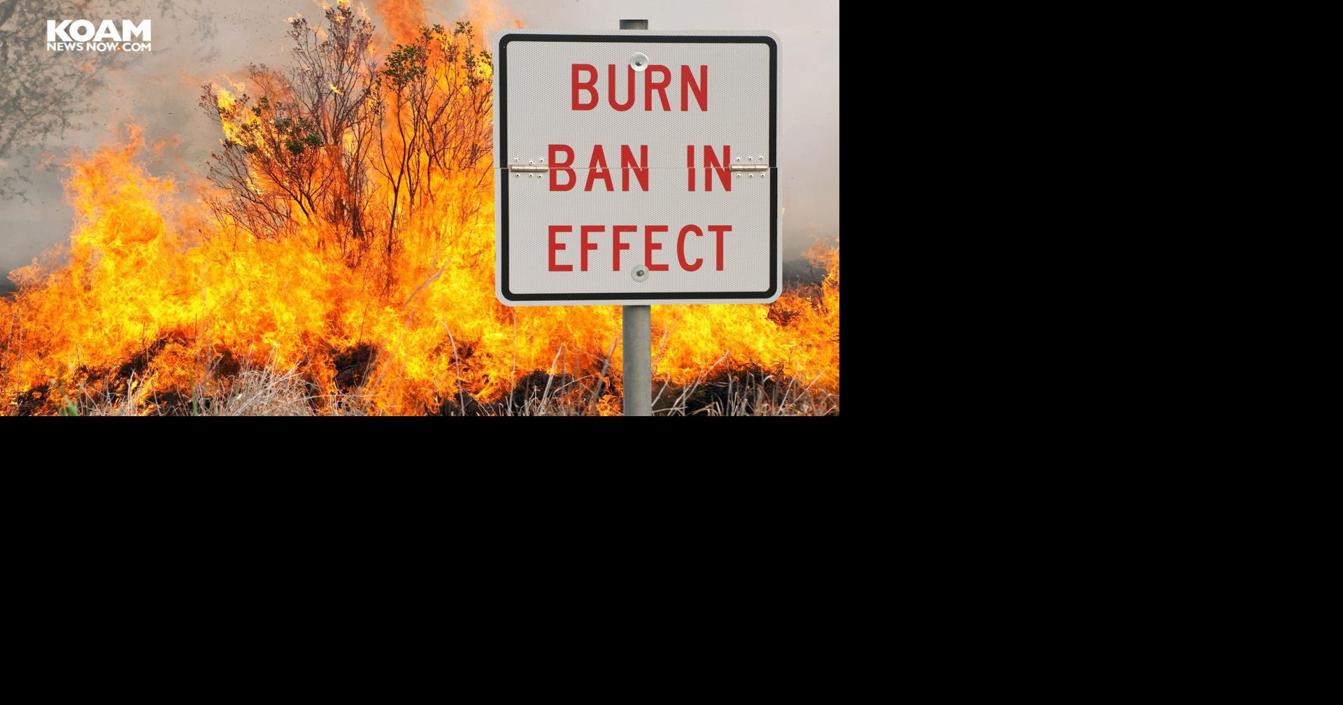 Local officials issue burn bans due to weather conditions | Local News ...