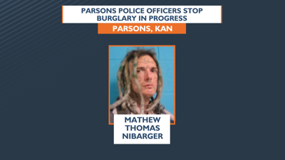 Parsons Police Officers stop burglary in progress | News | koamnewsnow.com