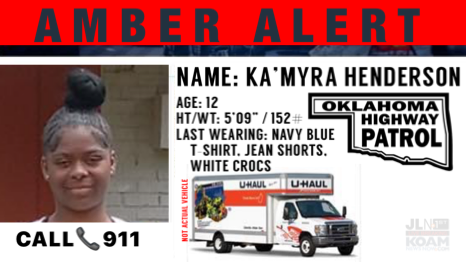 Oklahoma Amber Alert issued for missing 12-year-old girl | Joplin News ...
