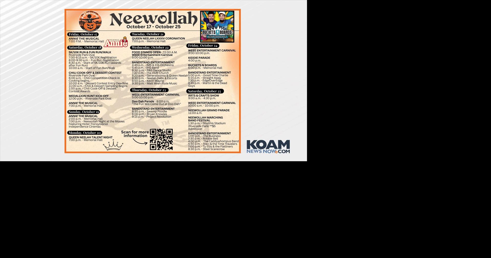 Here is a list of events for Independence's Neewollah Festival | Events ...