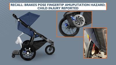 RECALL: Jogging stroller brakes pose fingertip amputation hazard ...