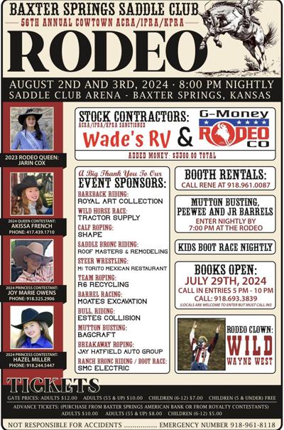 Plenty of fun to be had at this years Baxter Springs Rodeo | Morning ...