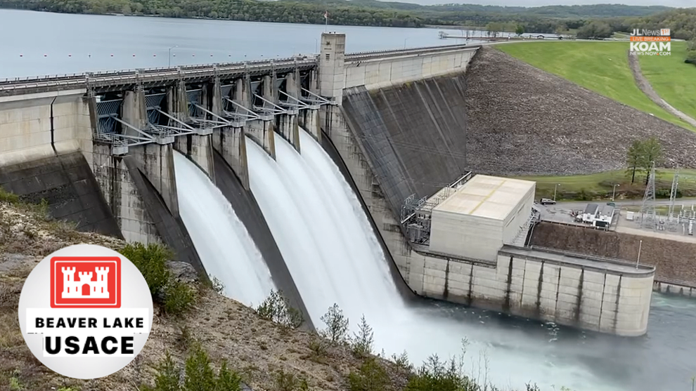 Beaver Dam opens spillway gates after heavy rains | Joplin News First ...