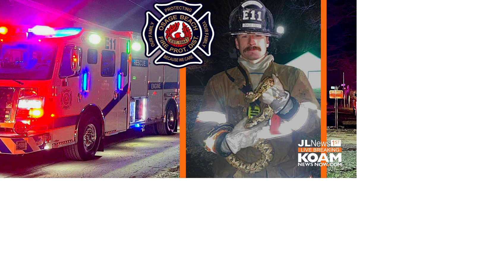 “No firefighters were bitten," snakes rescued in house fire | News ...