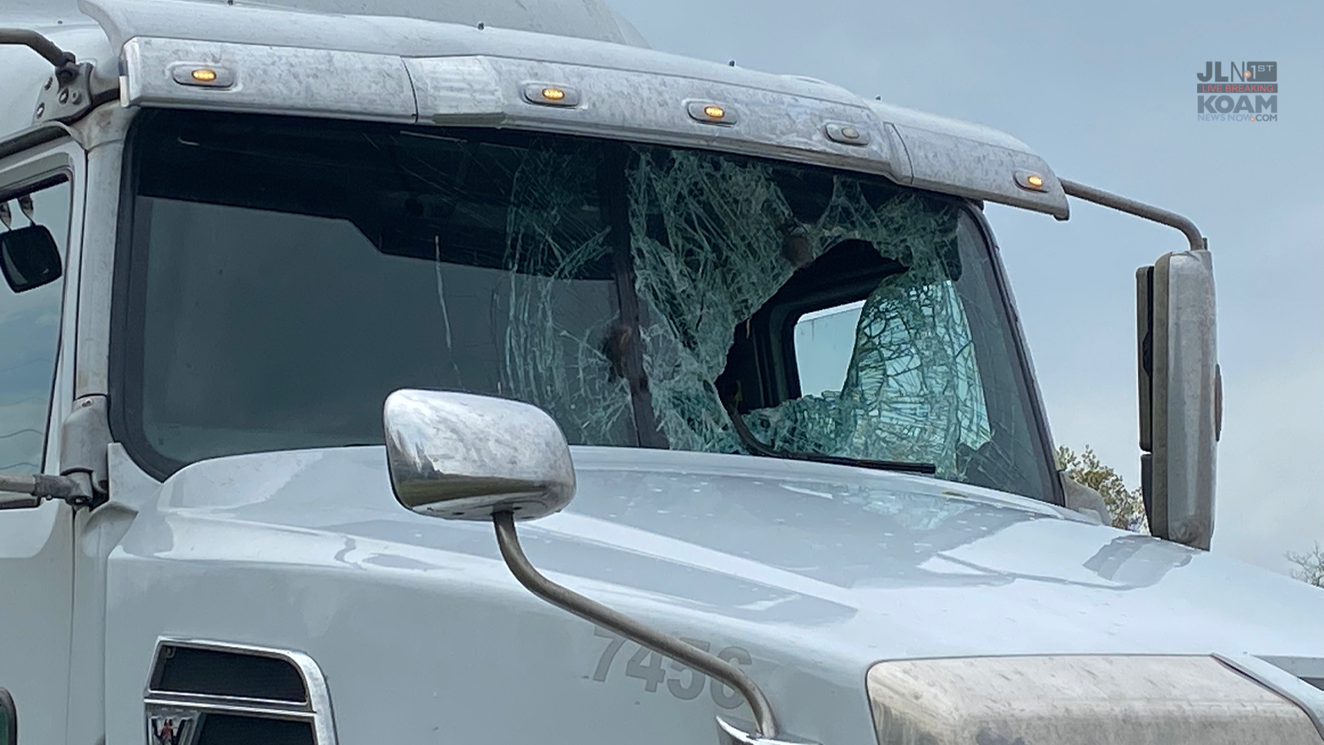 Turkey goes through windshield at highway speeds on I-49; Truck driver ...