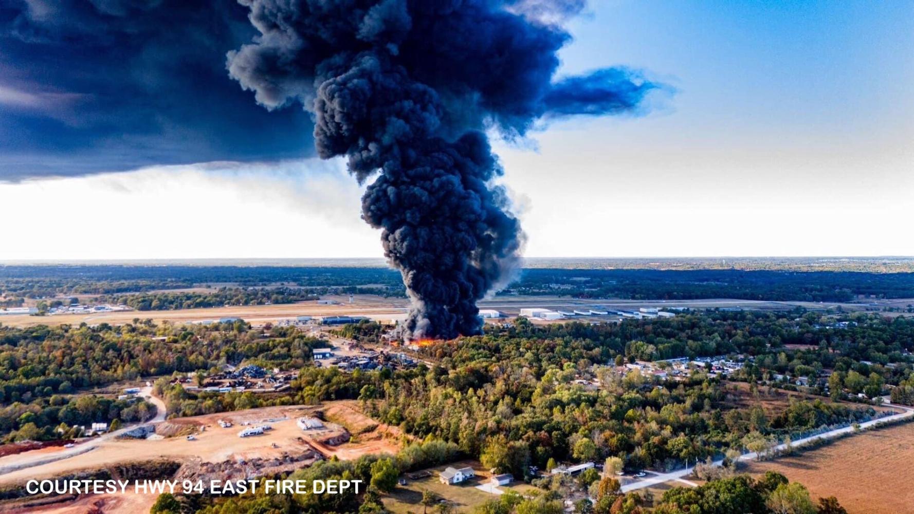 Recycling center fire in Rogers, more than dozen fire agencies assisted ...