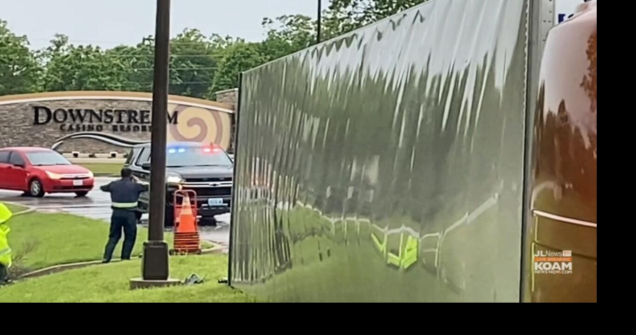 Downstream Roundabout tractor-trailer overturns, 40,000-pounds dog food ...
