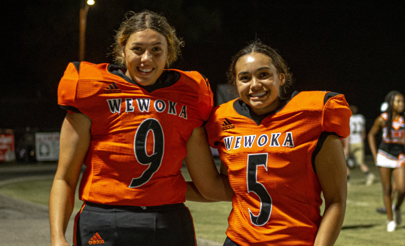 Senior girls suit up for the Wewoka Football Team to help the school ...