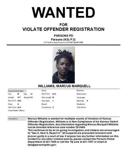 Wanted man: Failure to register as Violent Offender | Crime ...