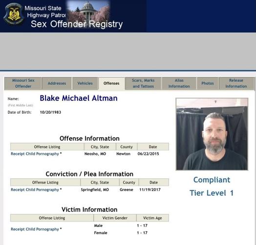 Neosho man served prison for Child Porn Possession; Now arrested for ...