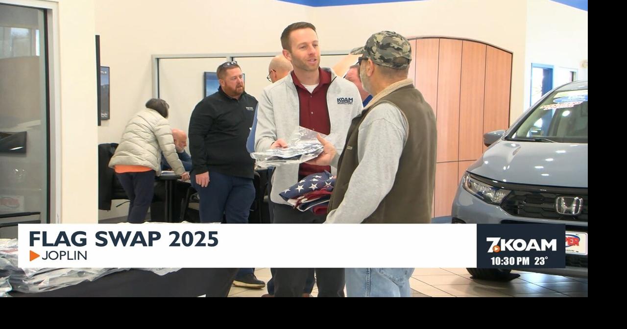 KOAM hosts first Flag Swap of 2025 at Roper Honda | Local News ...