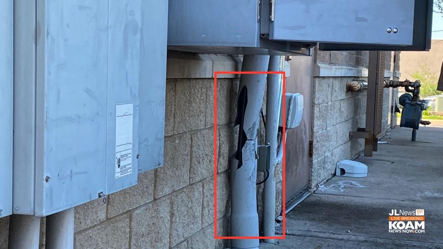Car crashes into electric conduit on rear of building; Chipotle closes ...
