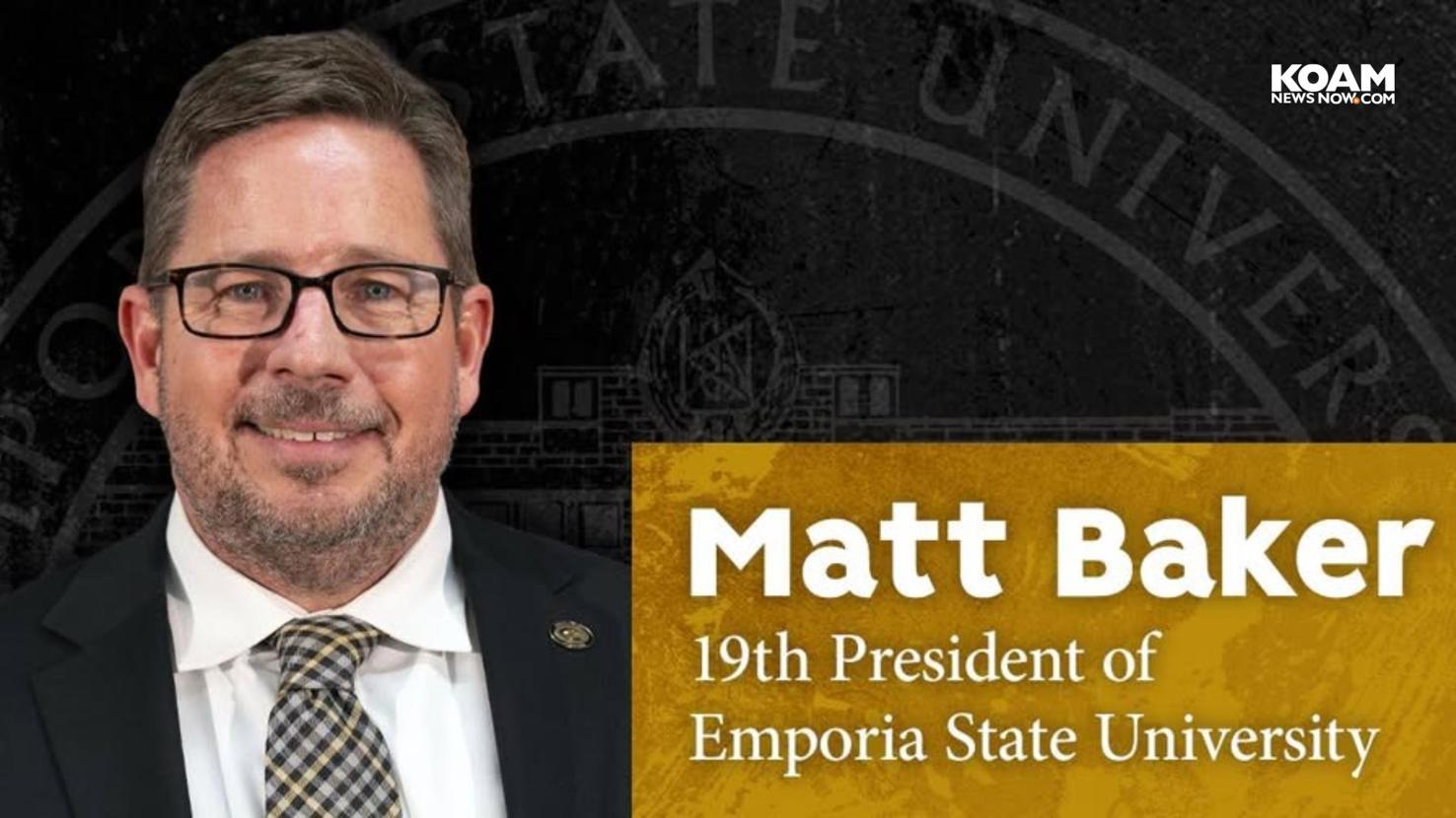 Dr. Matthew Baker named 19th President of Emporia State University | Education | koamnewsnow.com