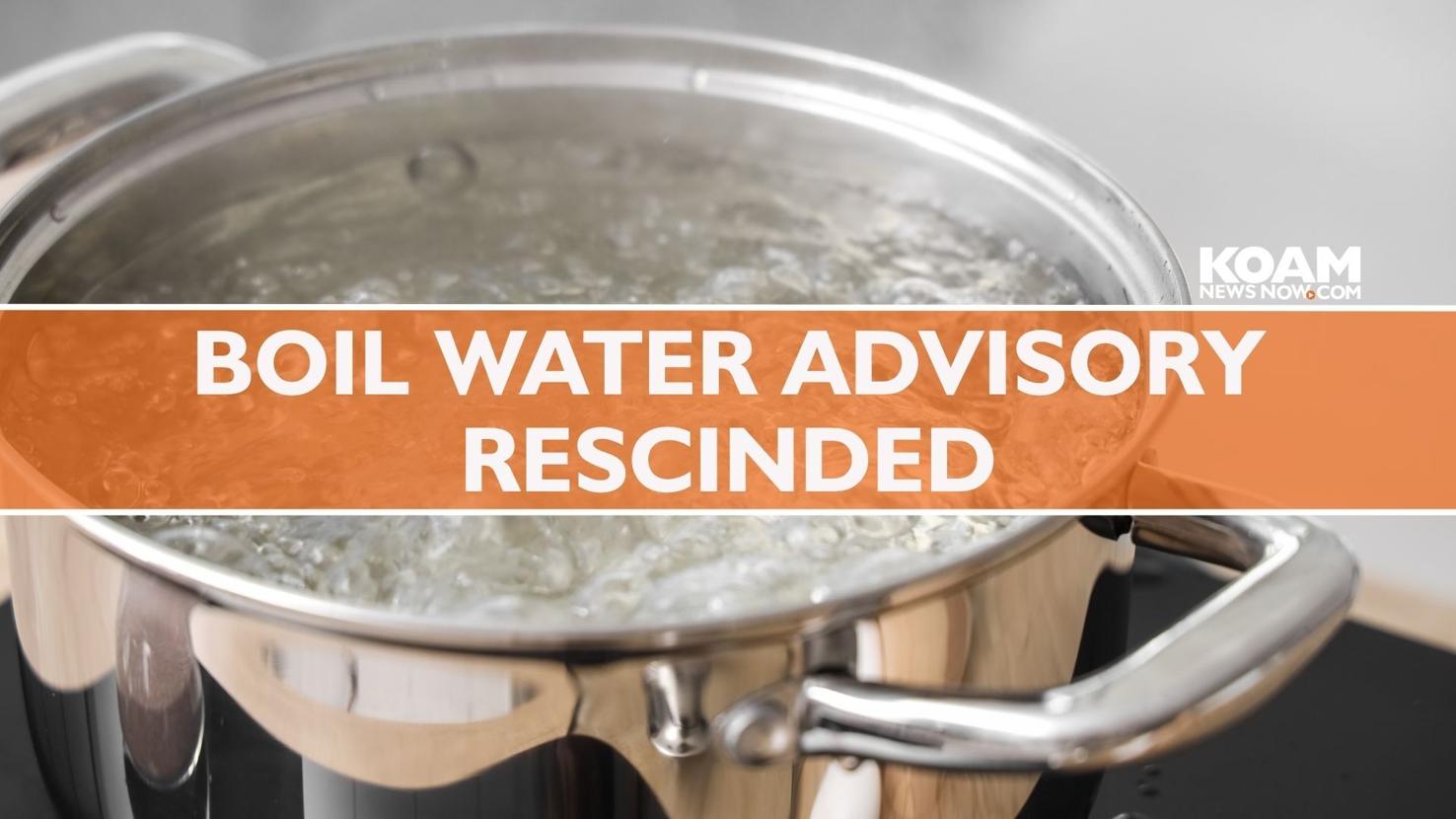 KDHE: Boil water advisory rescinded for Thayer, Kansas | Health ...