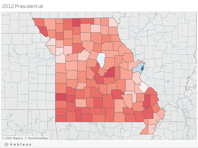 Missouri Presidential Election Maps | Elections | koamnewsnow.com