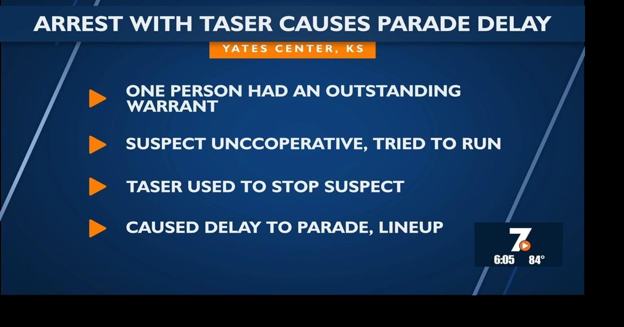 Arrest with taser causes parade delay | Video | koamnewsnow.com