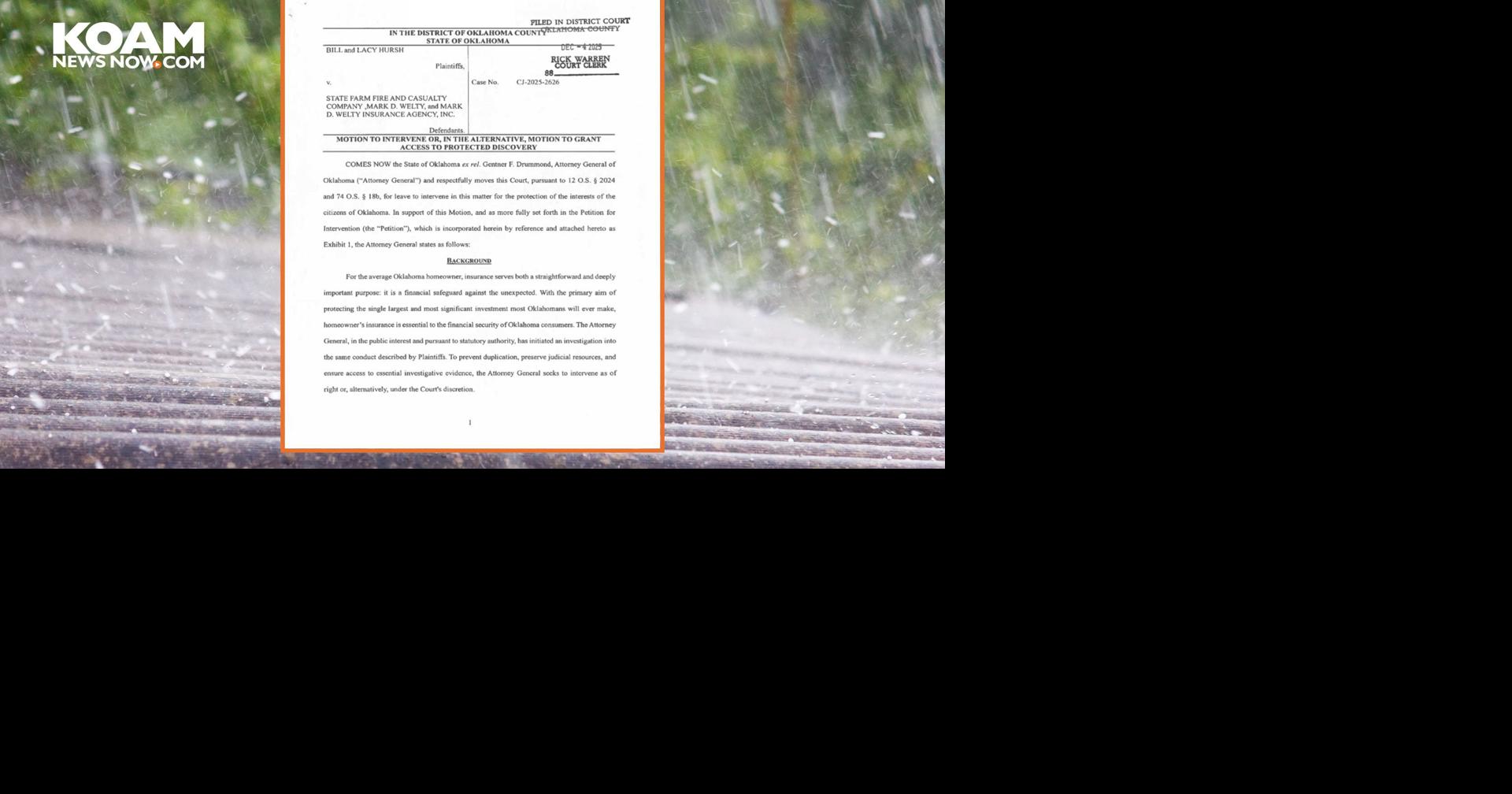 Oklahoma AG investigates State Farm in midst of lawsuit | Oklahoma News ...