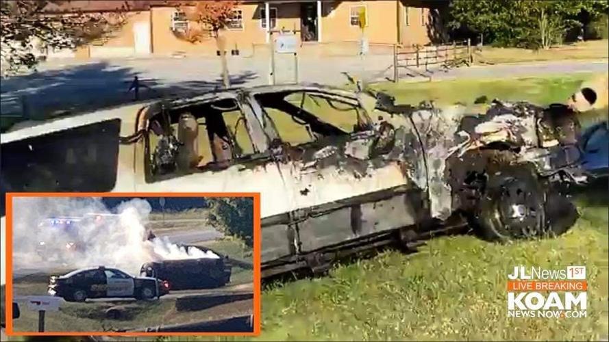 SUV crash and burn, overturned near Carthage | Joplin News First ...