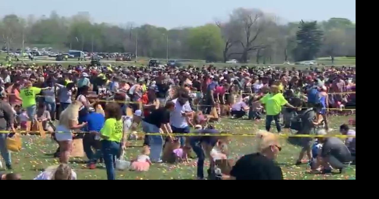 40,000 Easter Eggs drop from a helicopter | Joplin News First | koamnewsnow.com
