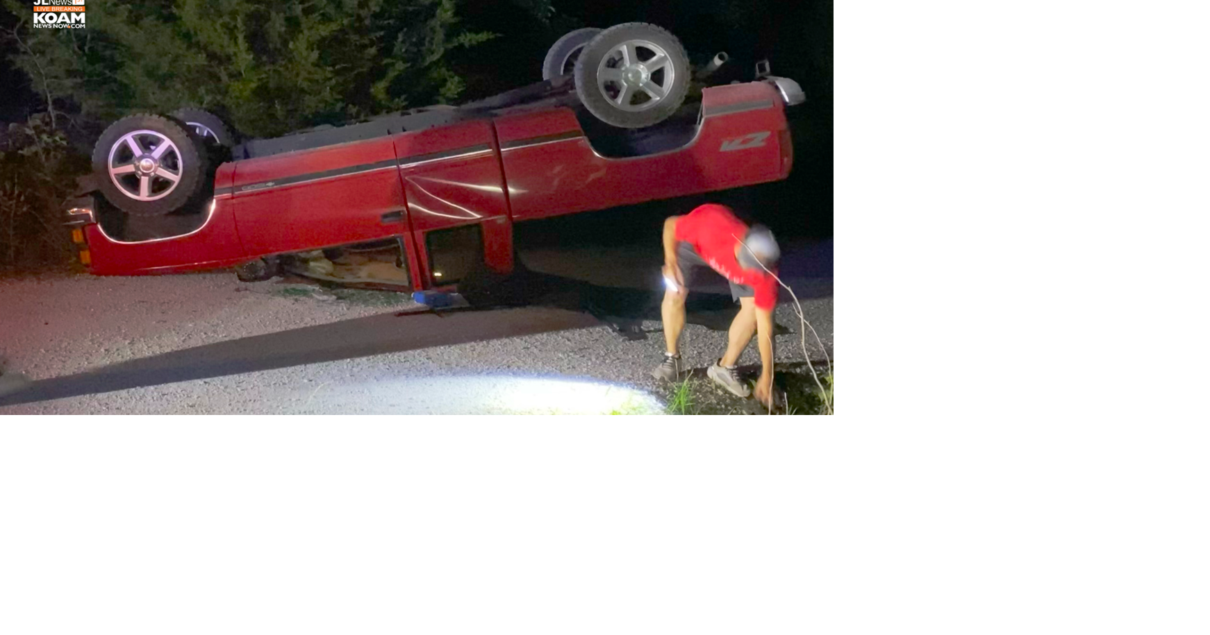 Pickup overturns near Seneca, swerved to miss deer | Joplin News First ...