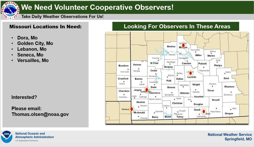 National Weather Service Springfield are seeking dedicated volunteers ...