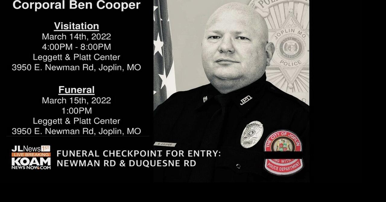 Cpl Ben Cooper Funeral Service Checkpoint; Procession on S Main Street ...
