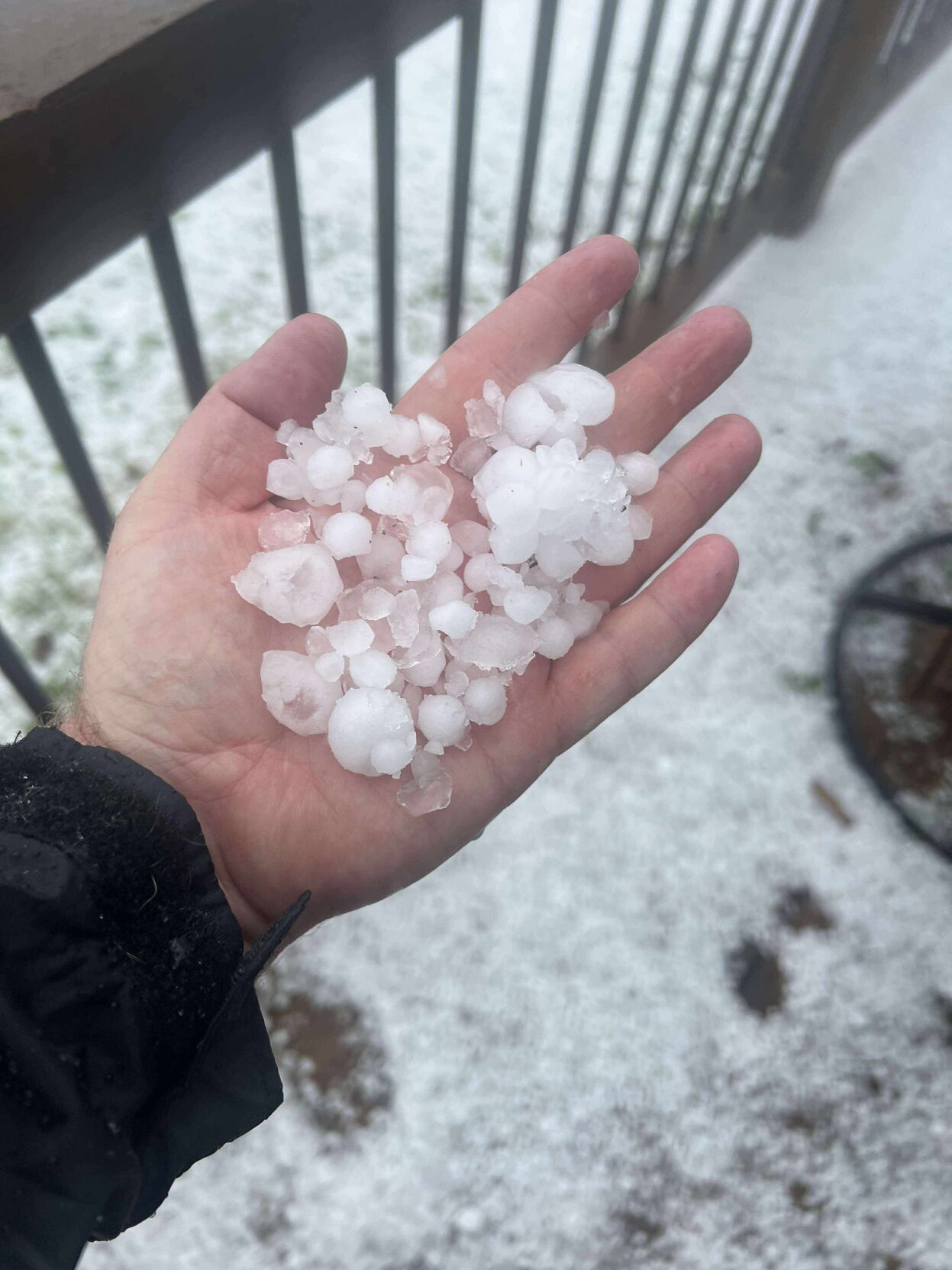 Major hail in Northwest Arkansas, piles of hail | Joplin News First ...