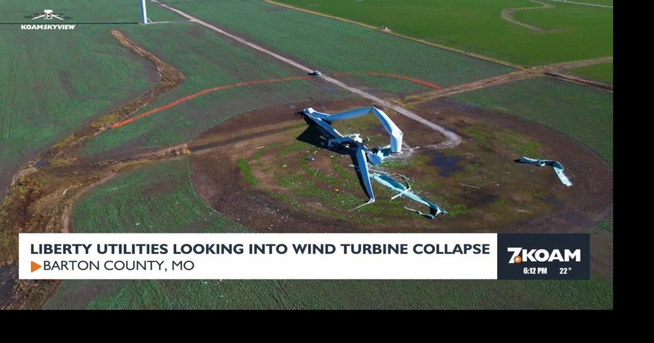 Liberty Utilities looking into wind turbine collapse | Video ...