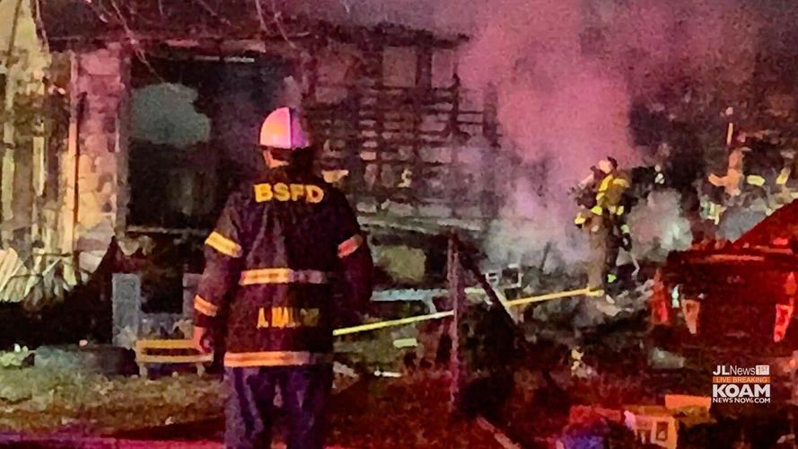 Home destroyed by fire, flames through roof on arrival; Baxter Springs ...